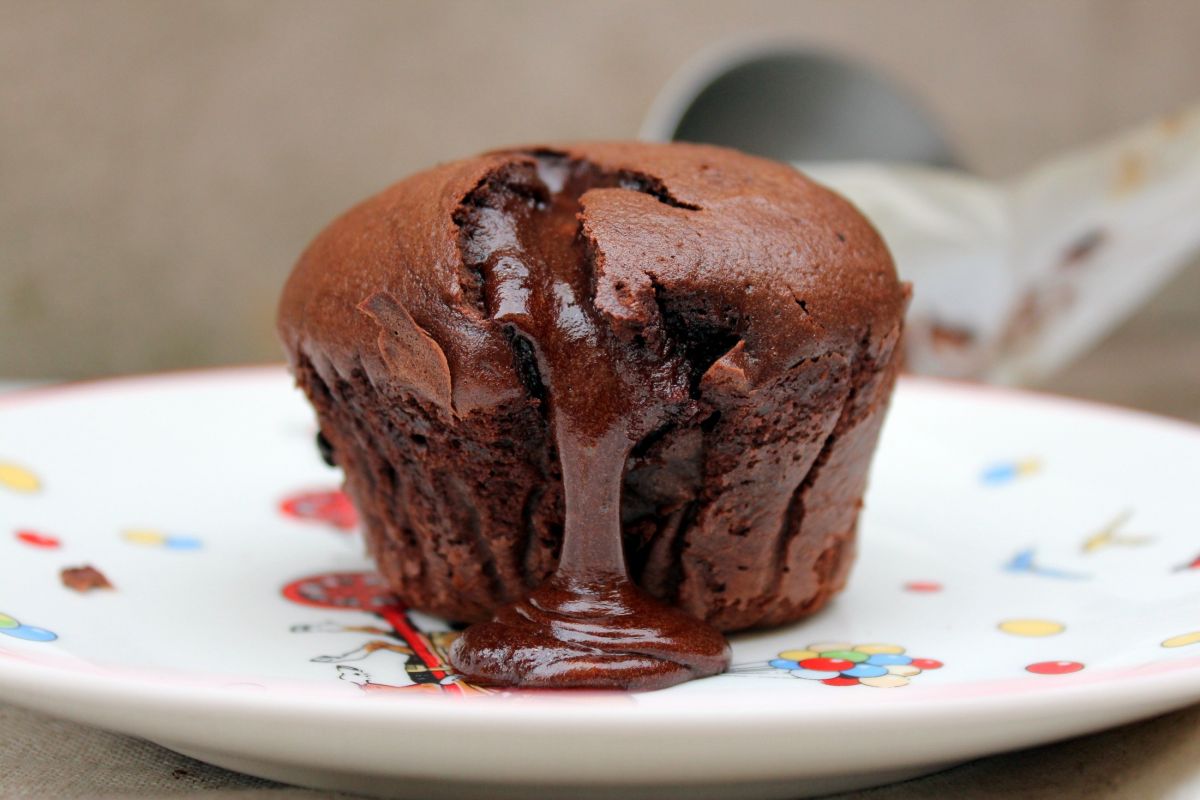 cómo hacer una coulant de chocolate en dos minutos