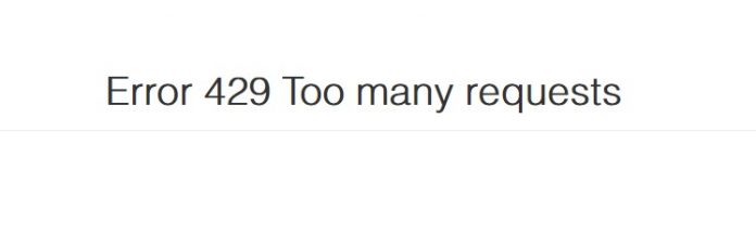 Qué es el error 429