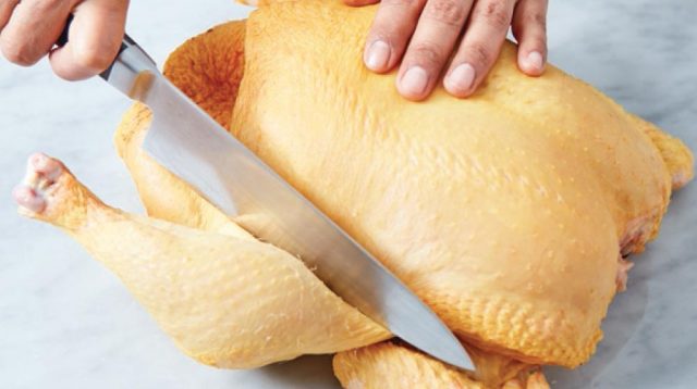 Cómo trocear un pollo