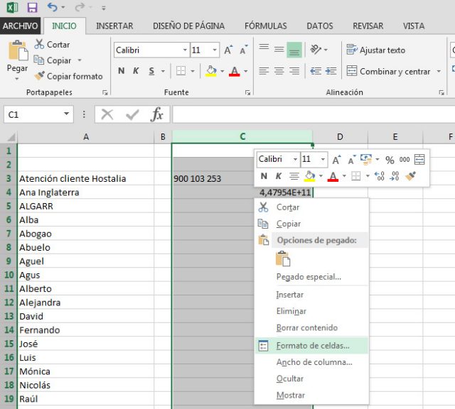 Cómo importar contactos a WhatsApp desde Excel