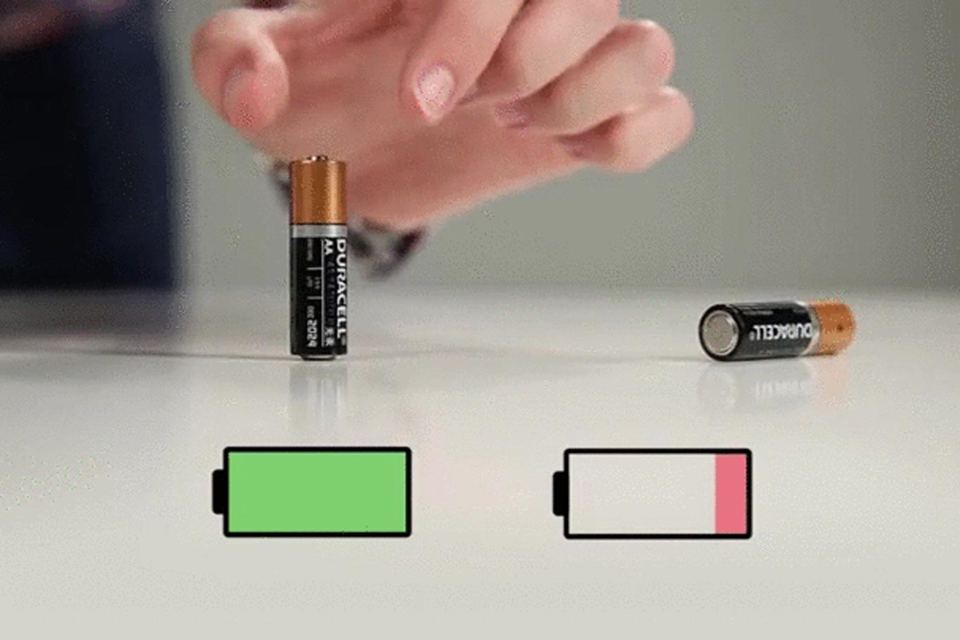 El truco desconocido para saber si una pila está cargada sin colocarla