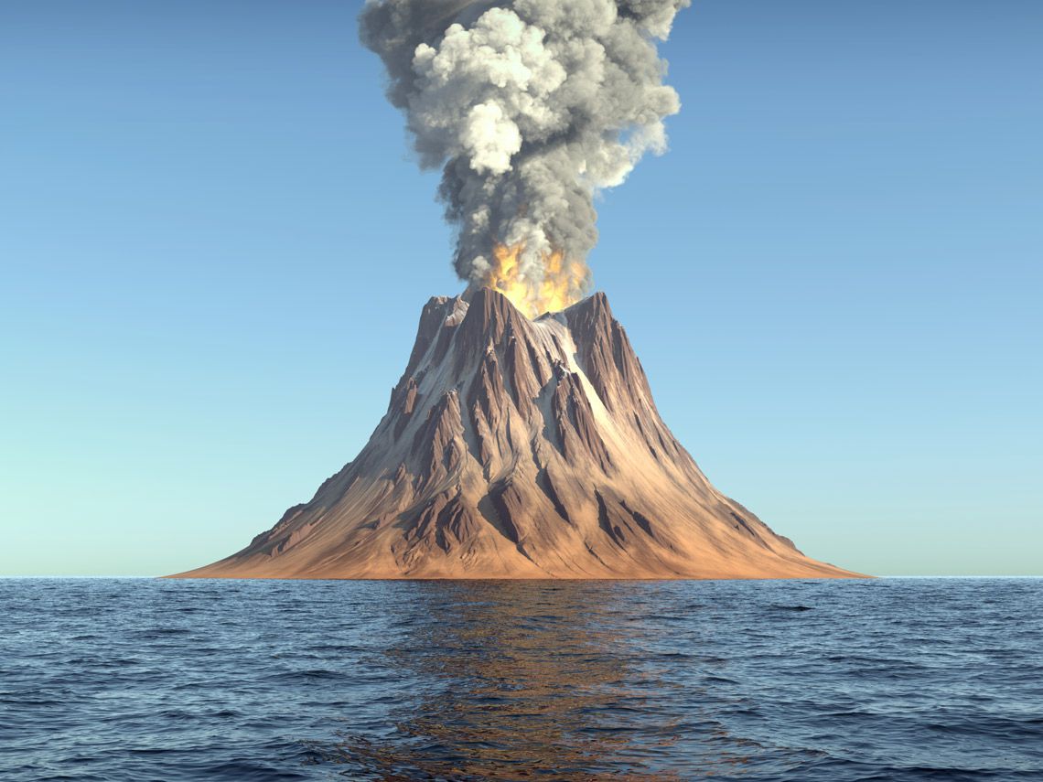 Qué es un volcán