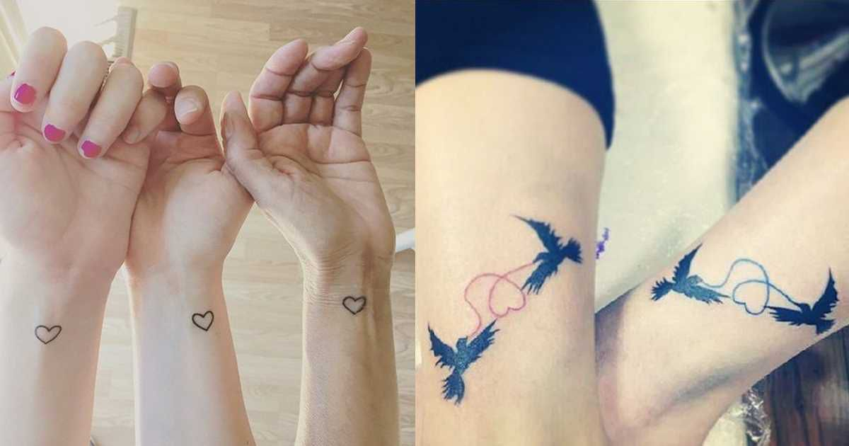 Tatuajes minimalistas ideales para compartir entre hermanas o parejas Tatuajes minimalistas ideales para compartir entre hermanas o parejas