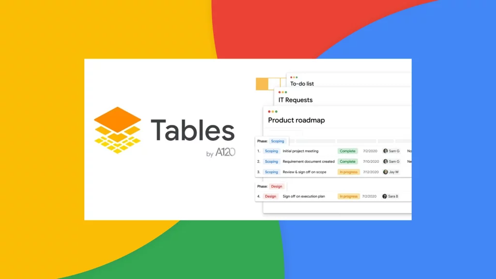 Google lanza nueva herramienta: ¿qué es Google Tables?
