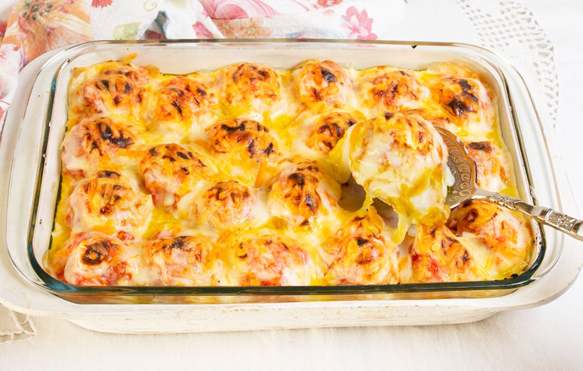 Huevos rellenos gratinados, receta fácil de una delicia al horno